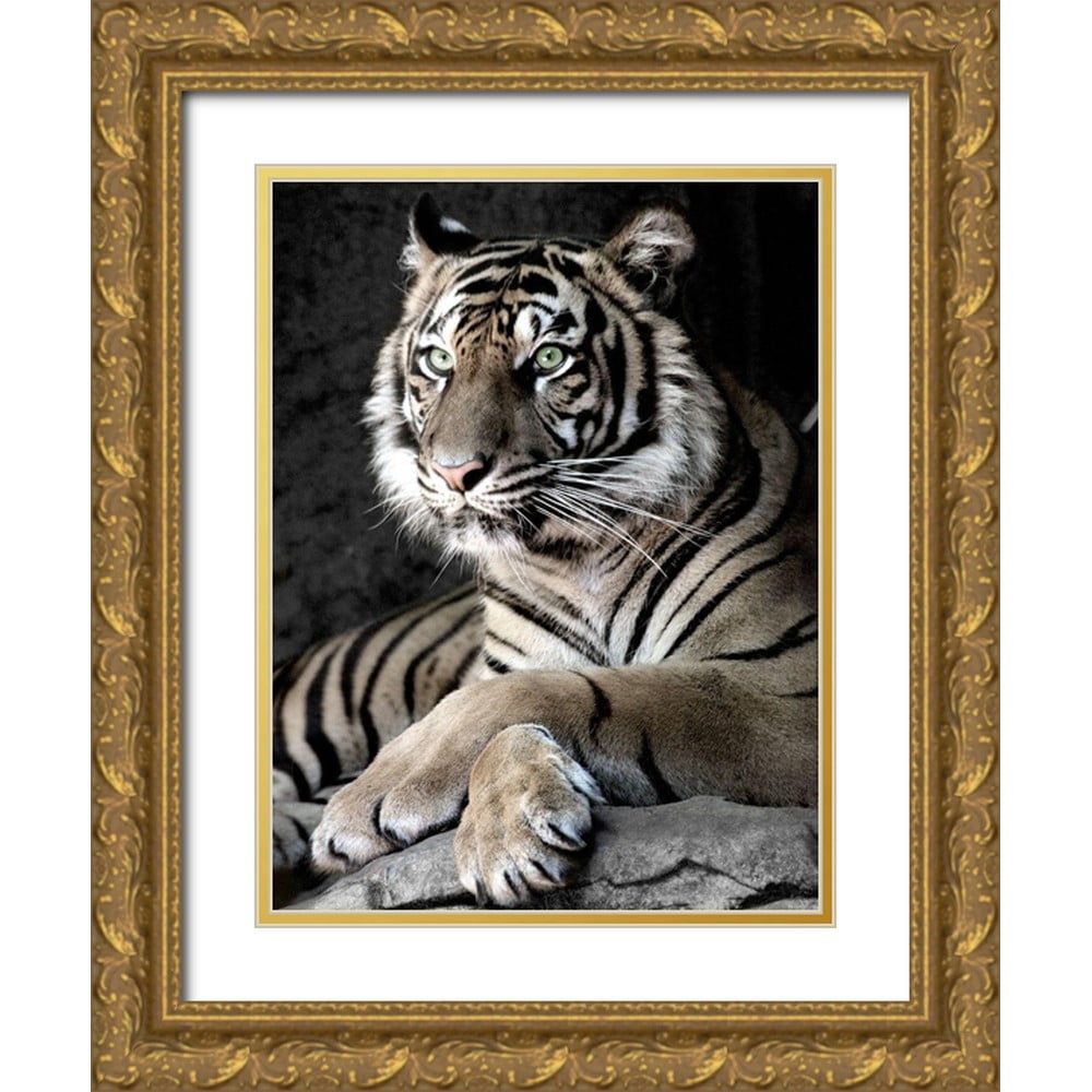 Aubert, Tananarive 19x24 Gold Ornate Wood Framed with Double Matting ...