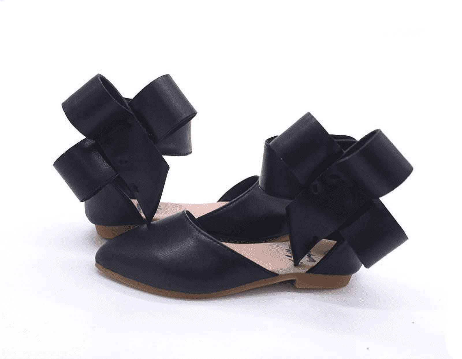 Aubrey Bow Shoes womens designer leather bow sandals black, 41 ...