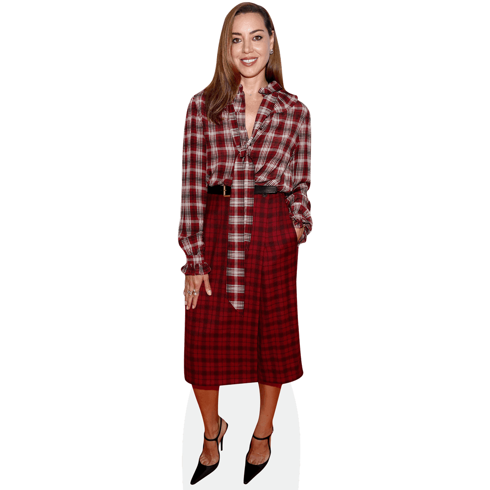 Aubrey Plaza (Red) Life Size Cutout. Standee. - Walmart.com