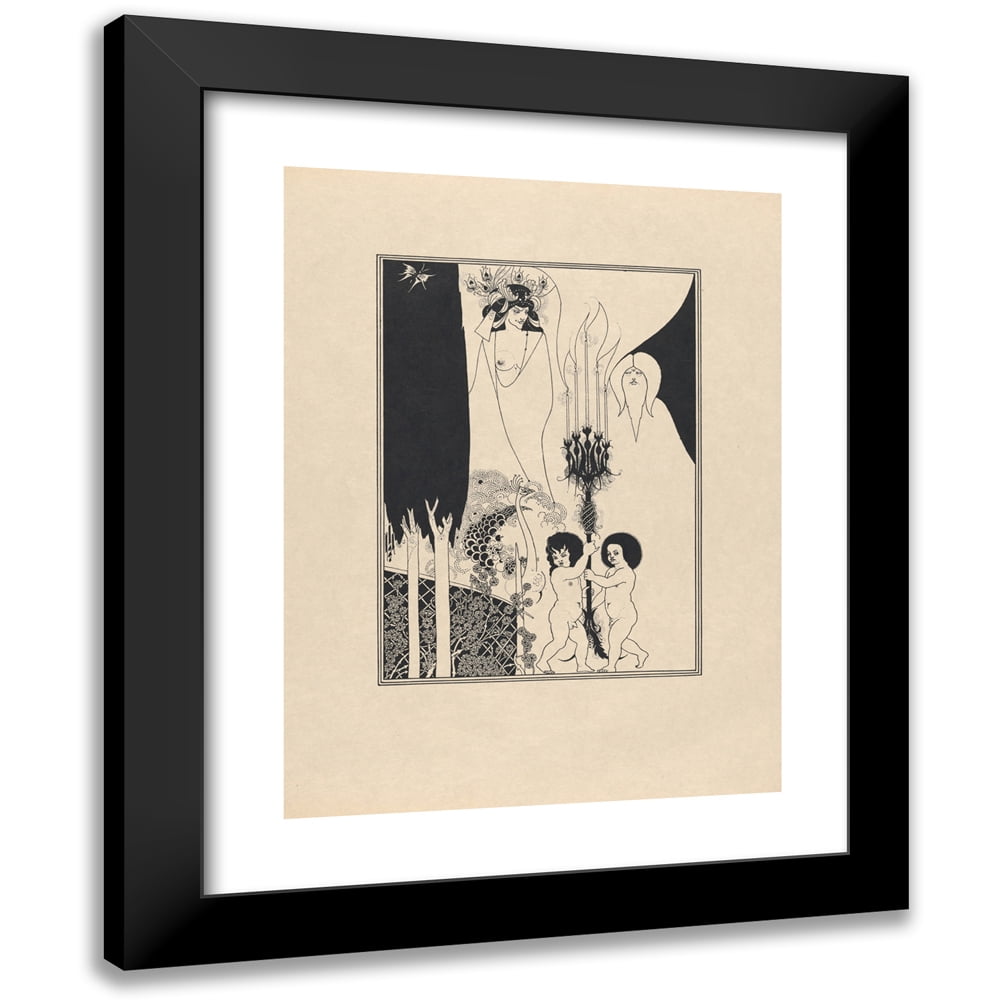 Aubrey Vincent Beardsley 11x14 Black Modern Framed Museum Art Print ...
