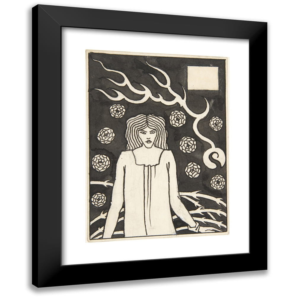 Aubrey Vincent Beardsley 11x14 Black Modern Framed Museum Art Print ...