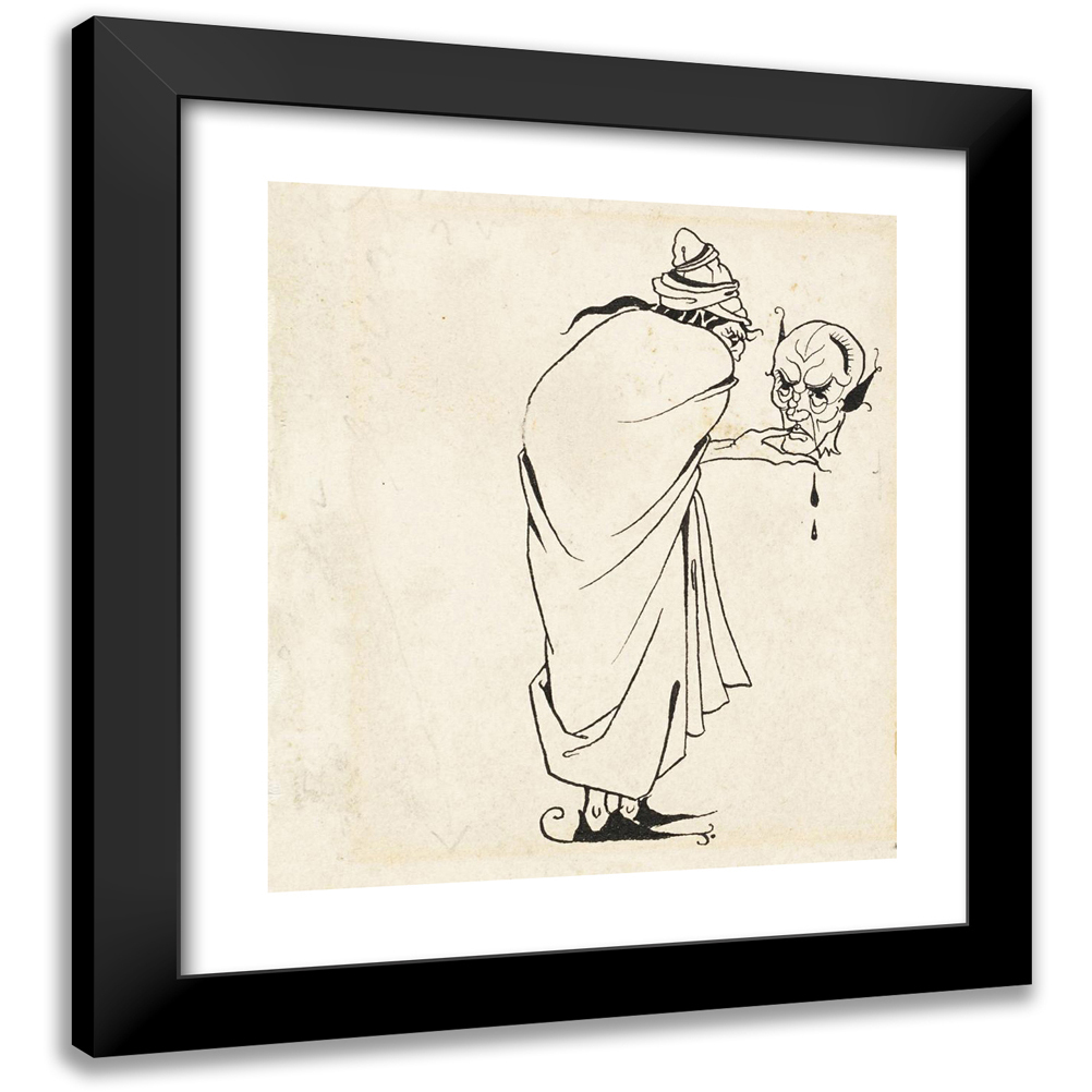 Beardsley, Aubrey 12x14 Black Modern Framed Museum Art Print Titled ...