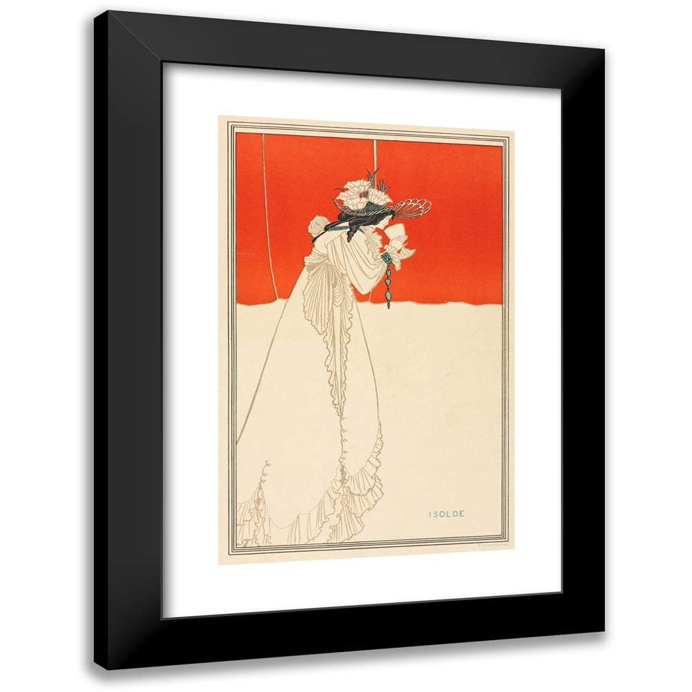 Aubrey Vincent Beardsley 13x18 Black Modern Framed Museum Art Print ...
