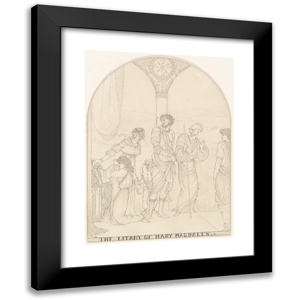 Aubrey Vincent Beardsley 15x18 Black Modern Framed Museum Art Print ...