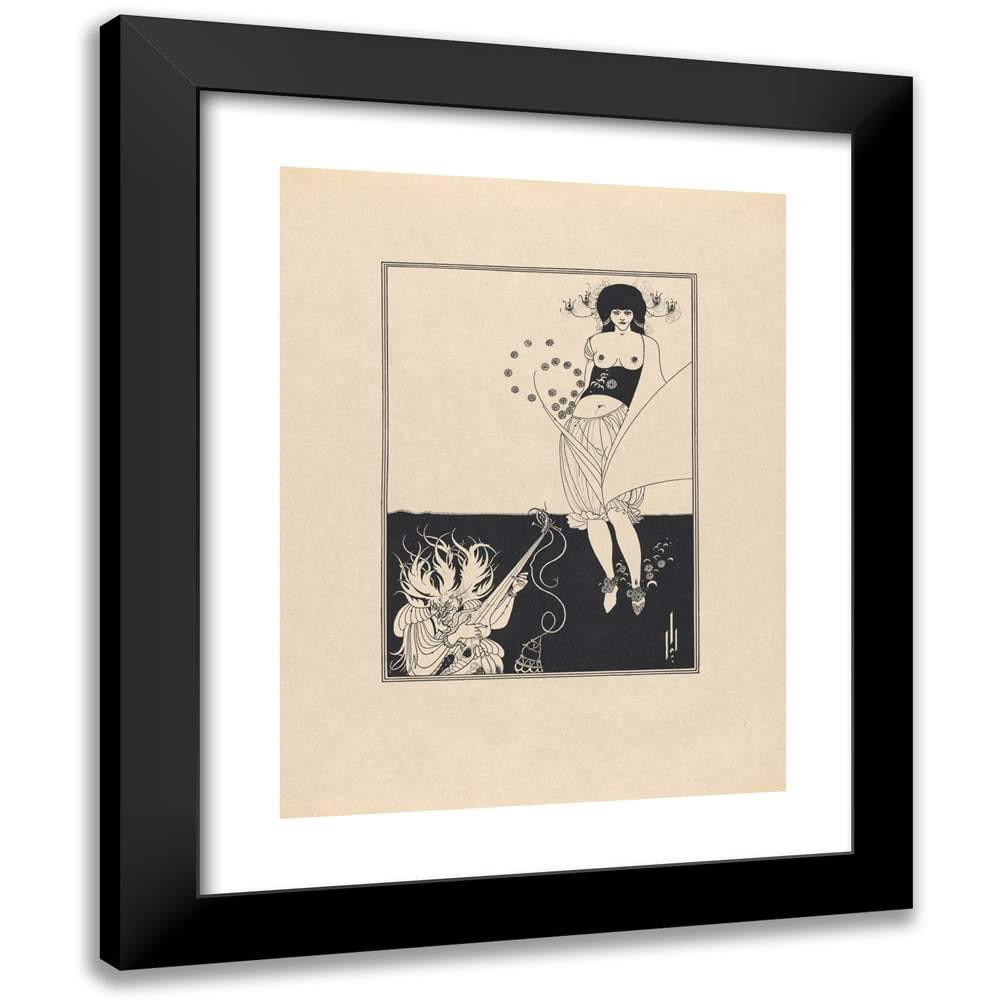 Aubrey Vincent Beardsley 19x24 Black Modern Framed Museum Art Print ...