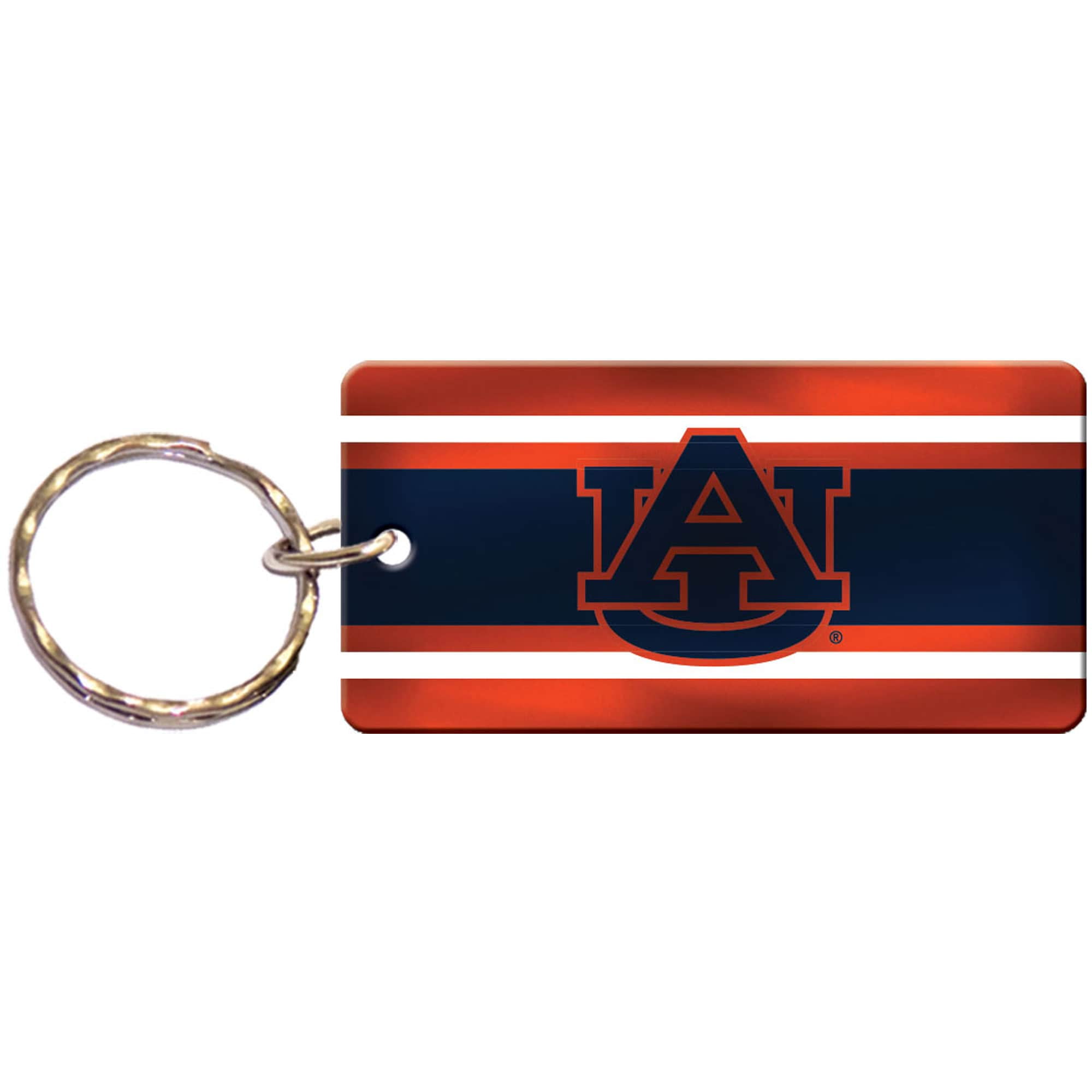 NCAA Auburn Tigers Stripe Acrylic Rectangle Keyring - Walmart.com