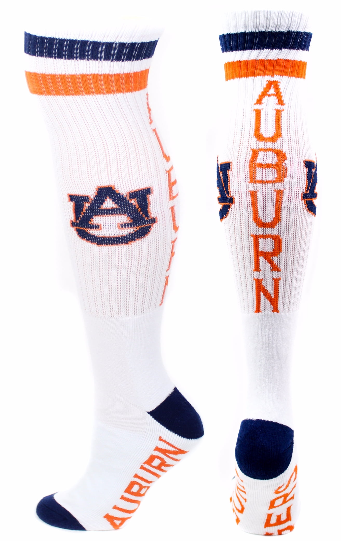 Auburn Tigers White Tube Sock - Donegal Bay - Unisex - One Size - Knee ...