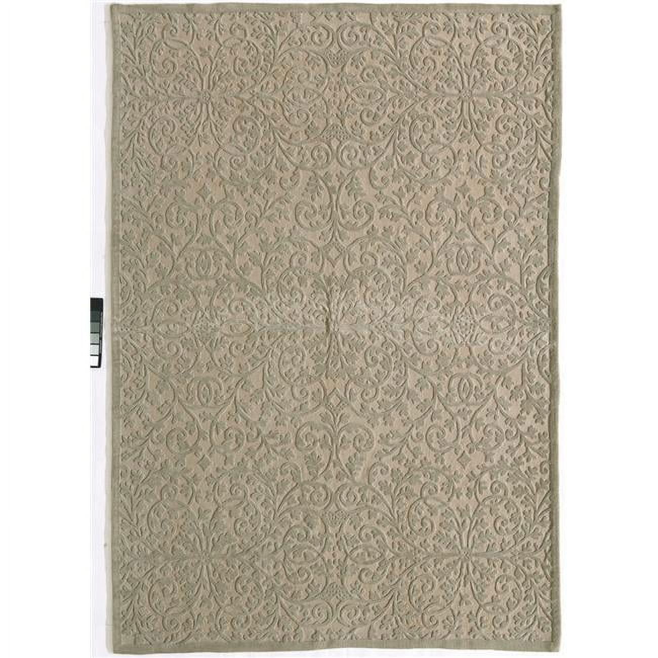 Aubusson Cut-Pile 982034 8 x 10 ft. Lattice Flat Woven Area Rug, Sage ...