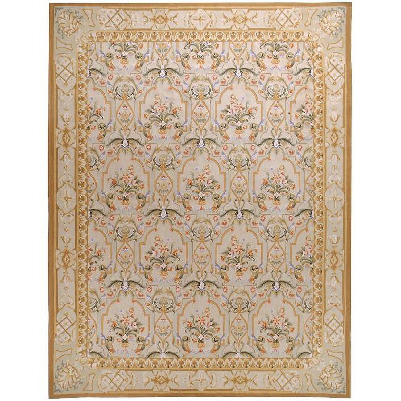 Aubusson Savoie Cream Square Area Rug - 8 x 8 ft. - Walmart.com