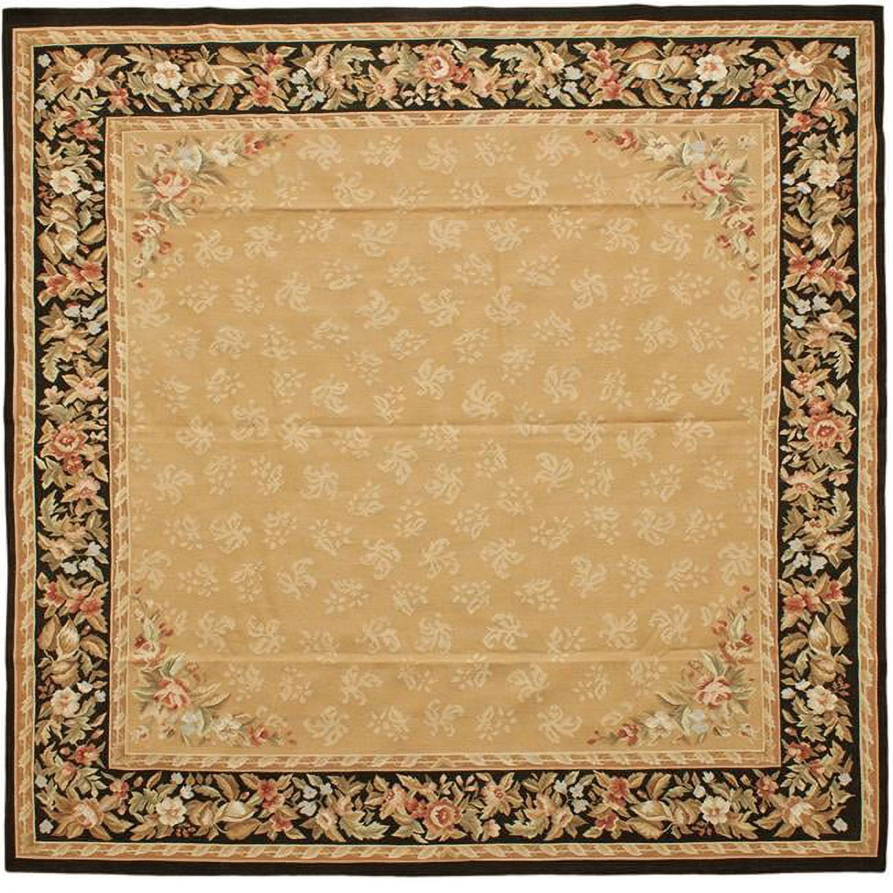 Aubusson Weave 982289 10 x 10 ft. Rennes Flat Woven Square Area Rug ...