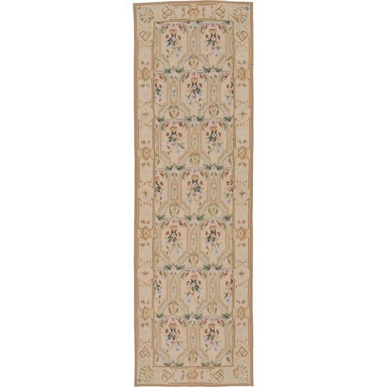 Aubusson Weave 982754 3 ft. 6 in. x 8 ft. Savoie Flat Woven Area Rug ...