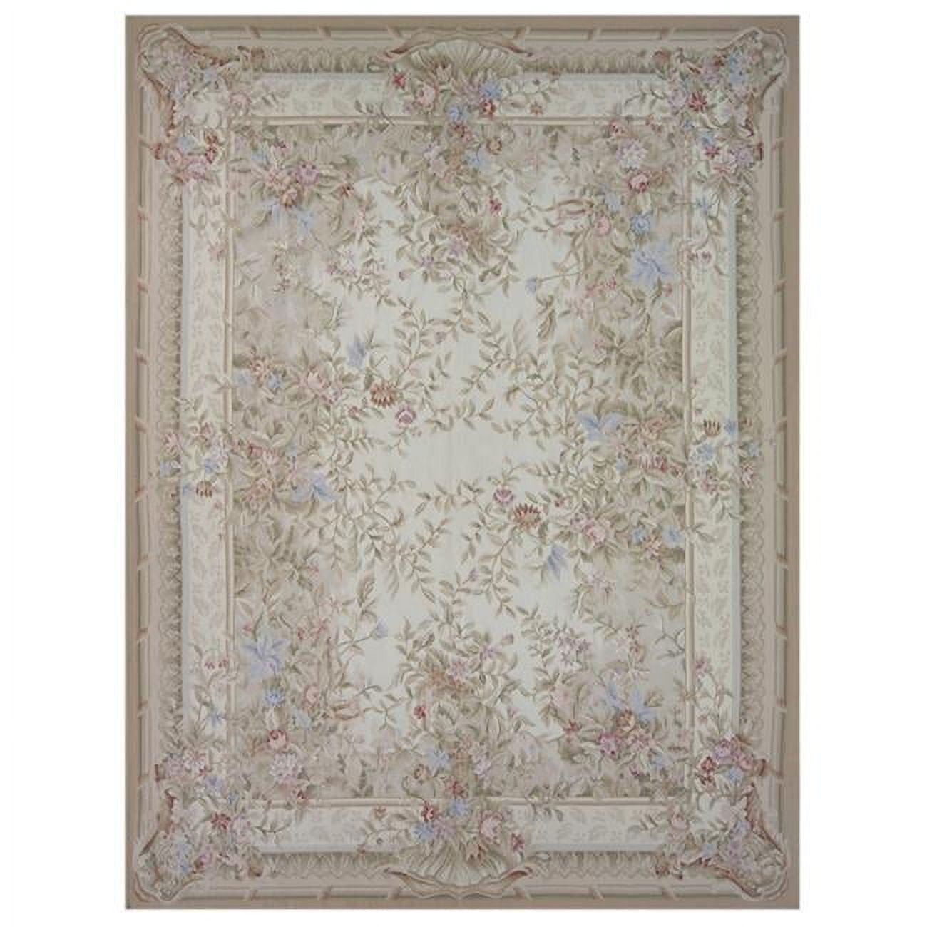 Aubusson Weave 972218 8 ft. 10 in. x 12 ft. 4 in. Marse Flat Woven Area ...