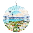 Auckland New Zealand 3D Wind Spinner Kinetic Outdoor Decor Art ...