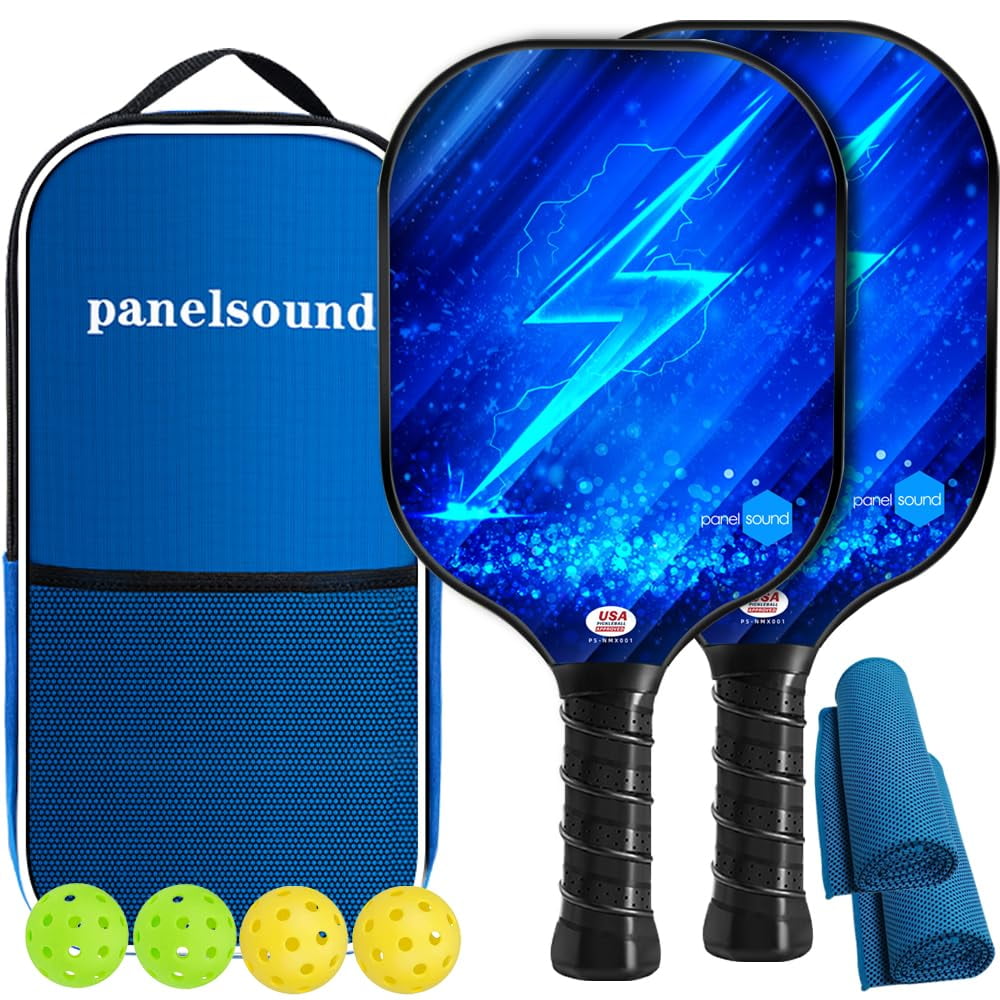 Auckpure Pickleball Paddles, USAPA Approved Fiberglass Pickleball Set ...