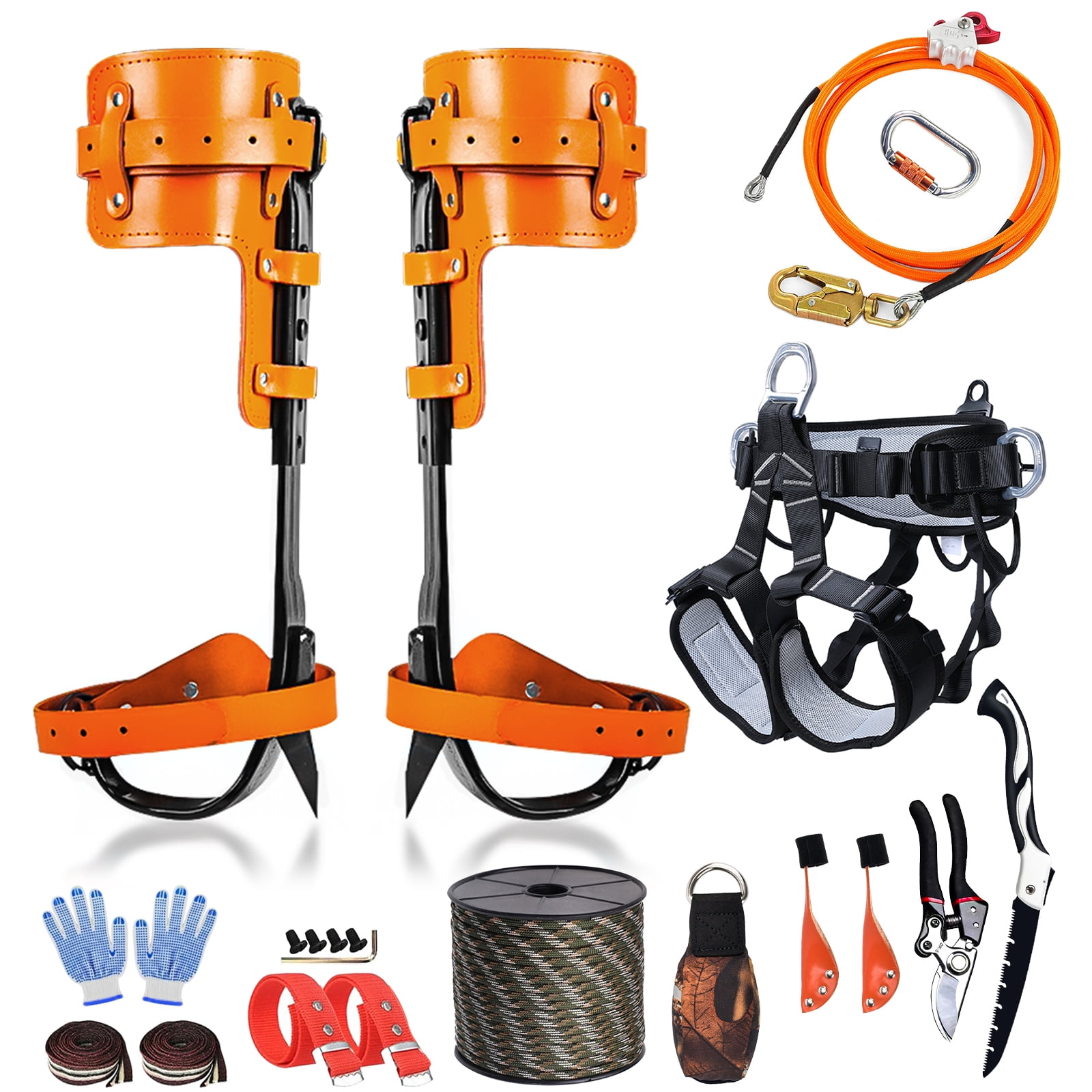 Auckpure Tree Climbing Gear，Tree Climbing Spikes, Tree Climbing Gear ...