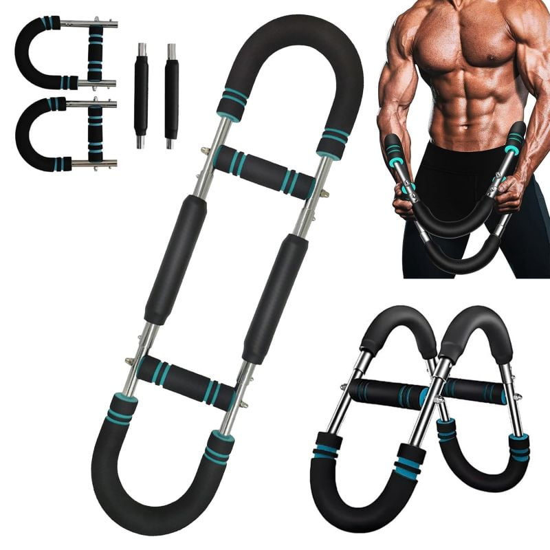 Auckpure Twister Arm Exerciser,Adjustable Spring Workout Bar, Forearm ...