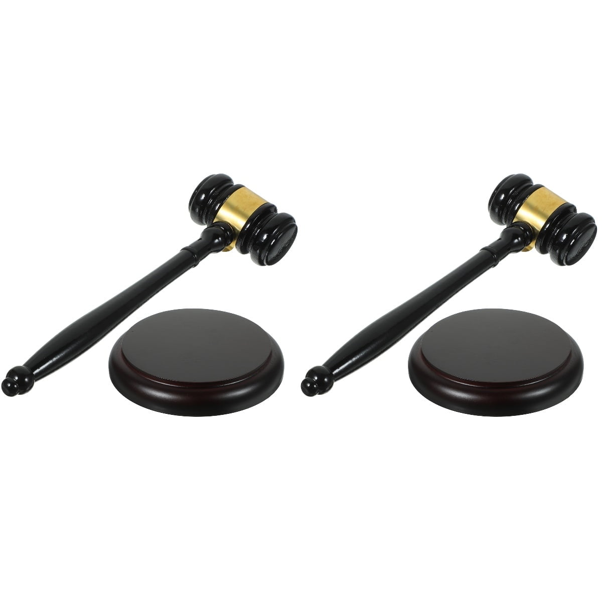 FENGGUIQU Wooden Mallet Gavel Set, 2 Sets - Walmart.com