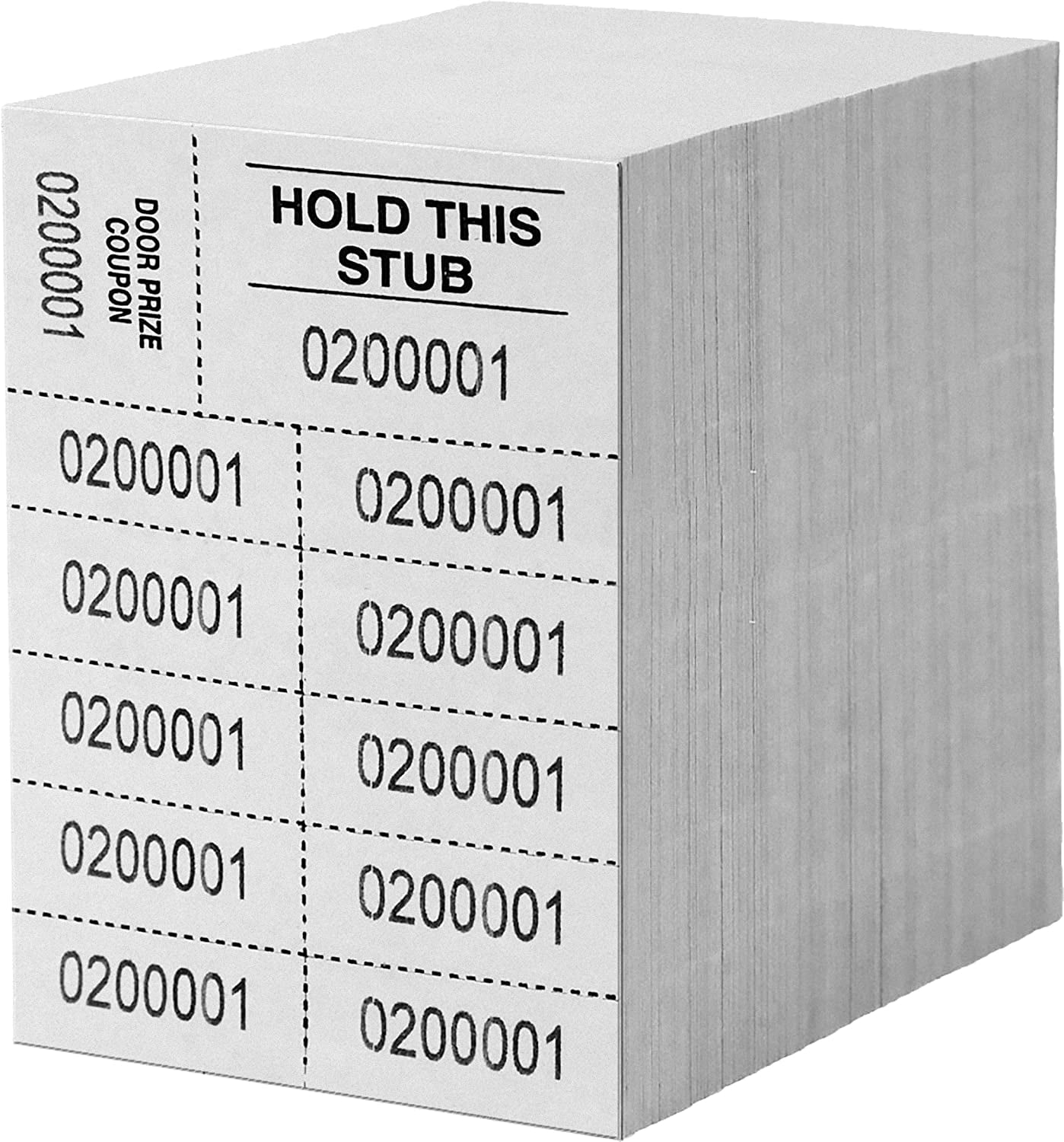 Auction Tickets - 500 Sheets - 10 Numbers per Sheet (White) - Walmart.com