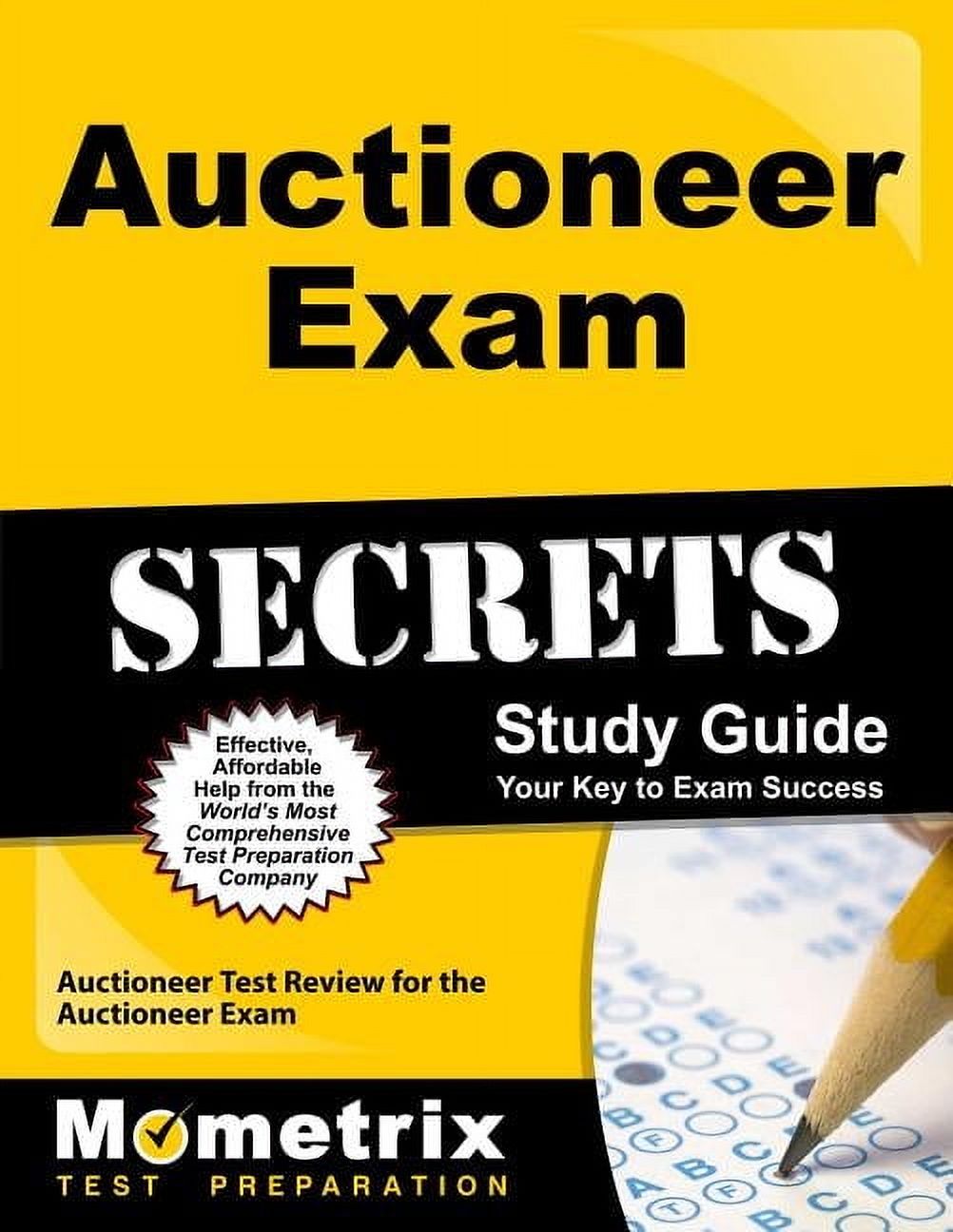Auctioneer Exam Secrets Study Guide : Auctioneer Test Review for the ...