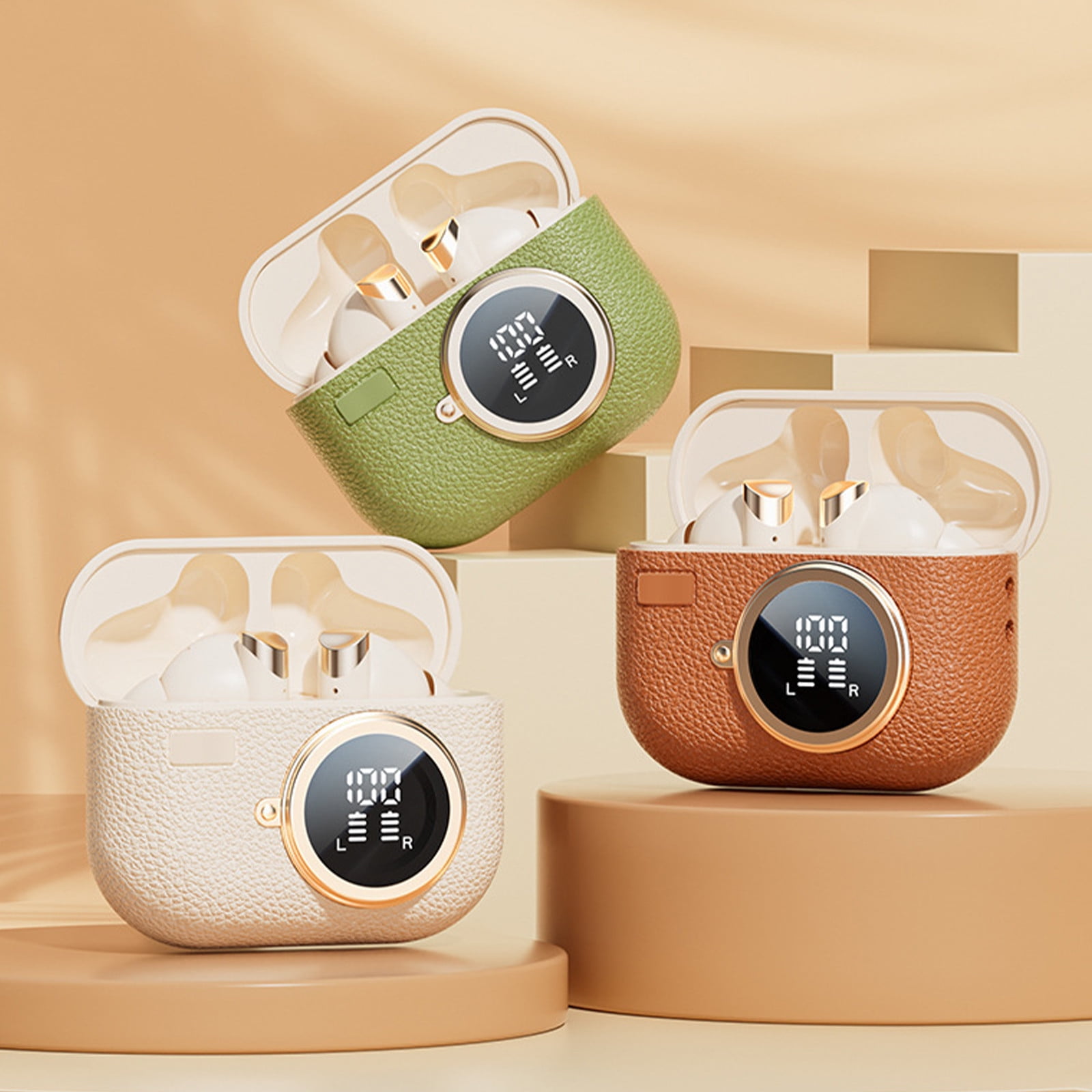 Cyber_&_Monday Deals,Audífonos intrauditivos verdaderamente inalámbricos con Bluetooth, pantalla ...