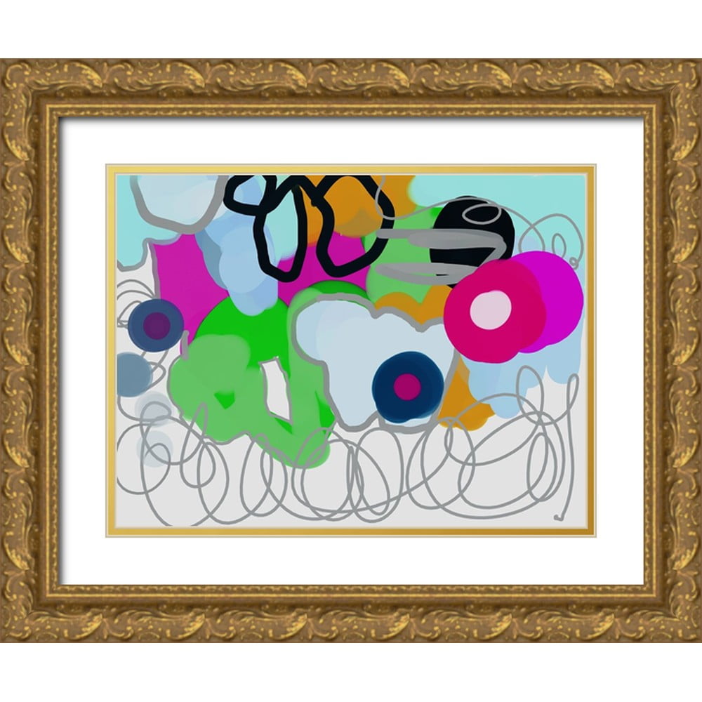 Auda, Christine 32x25 Gold Ornate Wood Framed with Double Matting ...