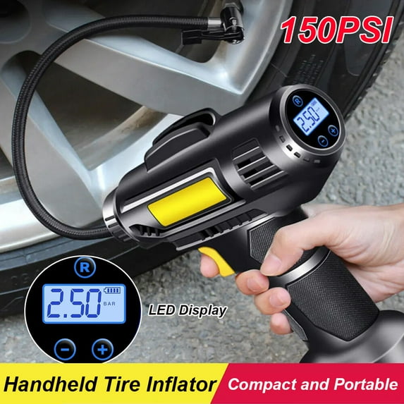 Audessy 150 PSI Tire Fast Inflator Air Pump Compressor LED Light for ...