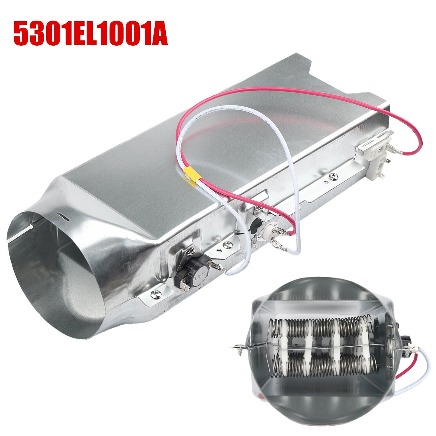 Audessy 5301EL1001J 5301EL1001A For LG Dryer Heating Element Assembly ...