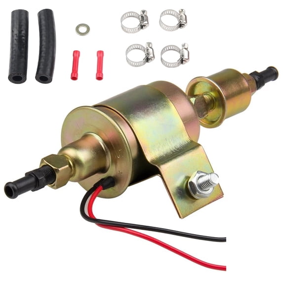Audessy Electric Fuel Pump, 12V Universal Low Pressure with Fuel Filter ...