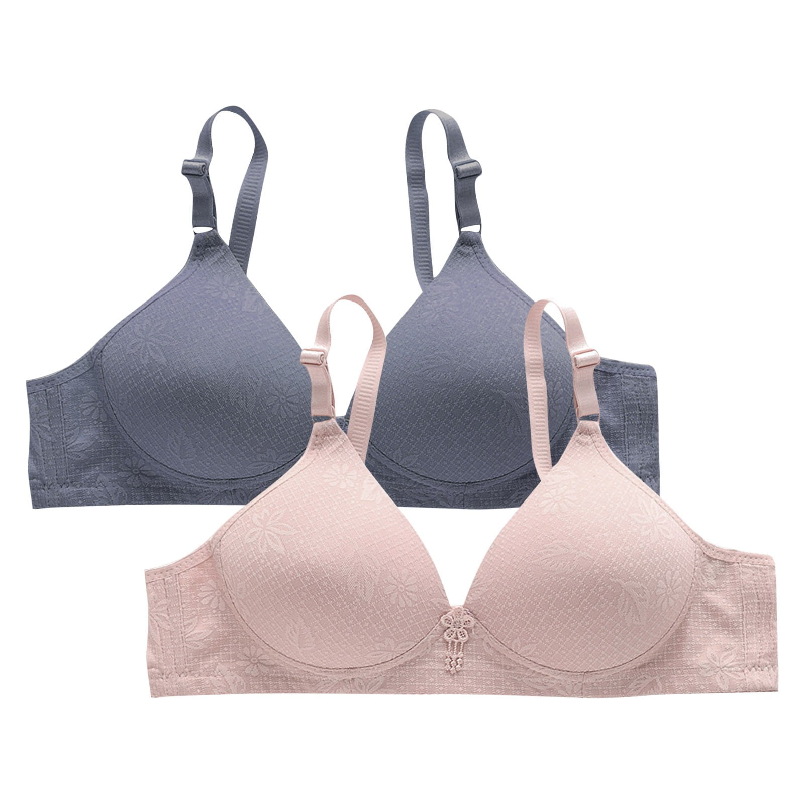 Audhol Bra Pack, Sports Bras Women's Bras 2 Pack No Underwire Breathable Bras Full Support Bras ...