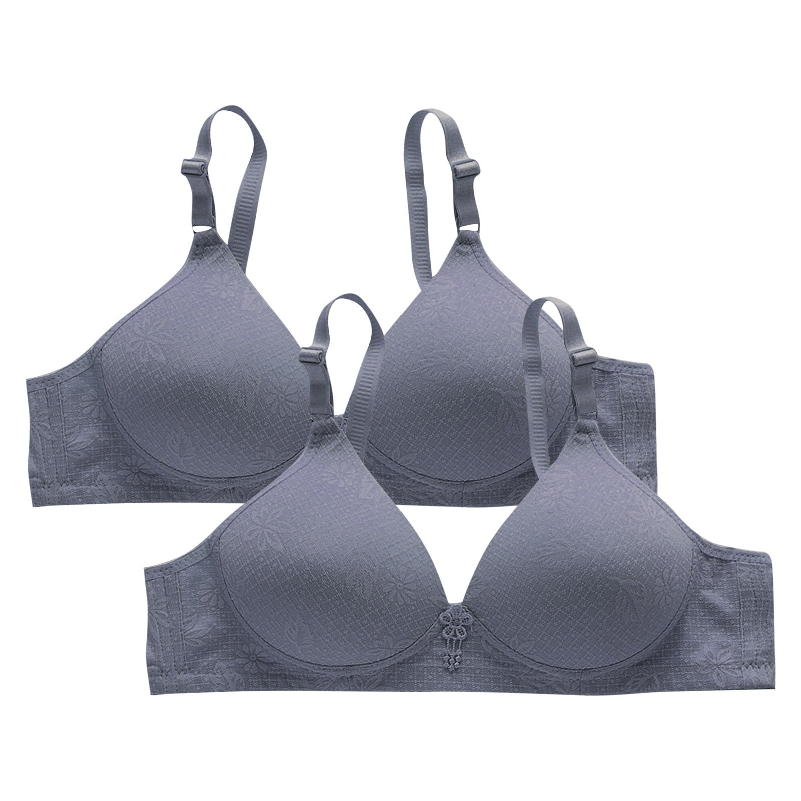 Audhol Bra Pack, Sports Bras Women's Bras 2 Pack No Underwire ...
