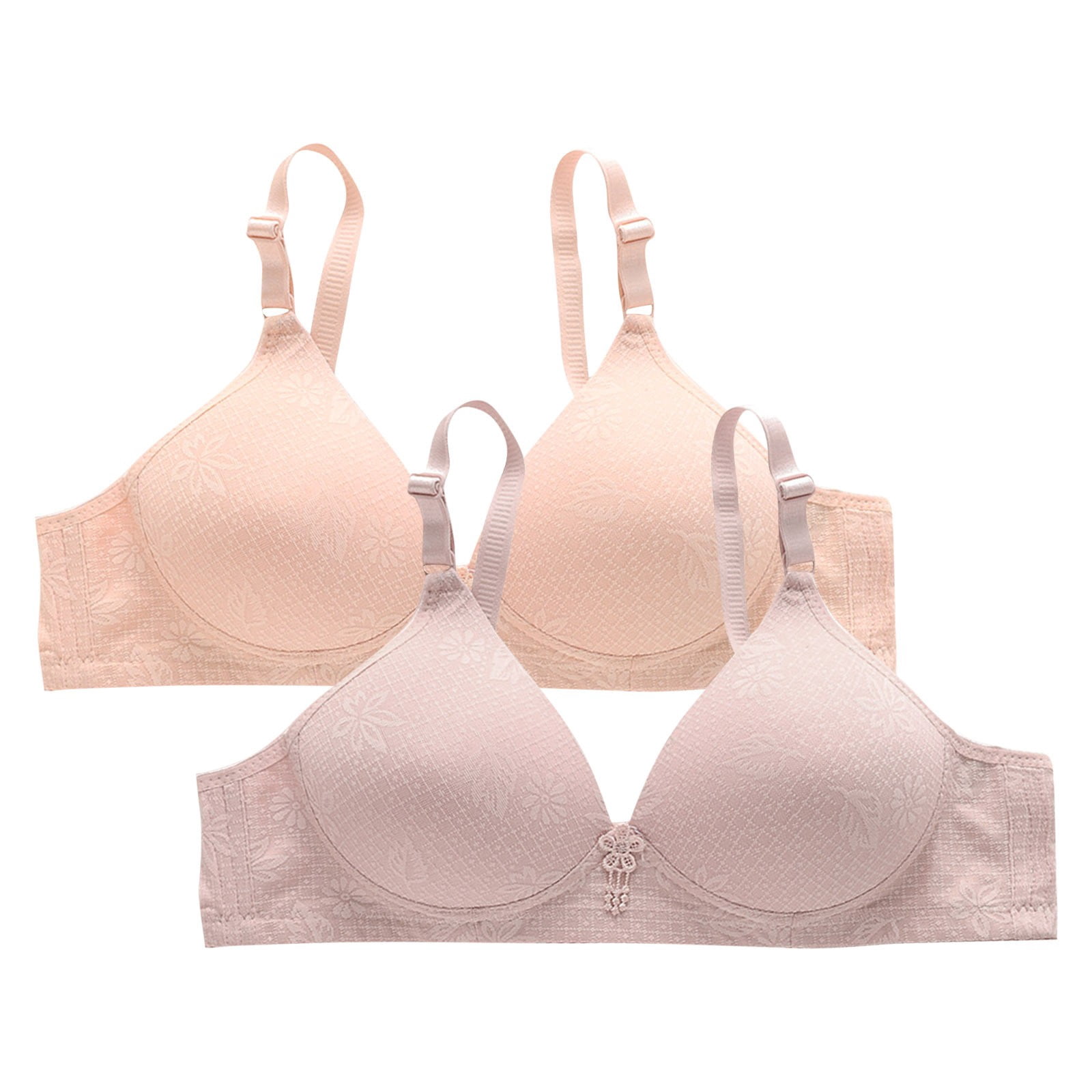 Audhol Bra Pack, Sports Bras Women's Bras 2 Pack No Underwire ...