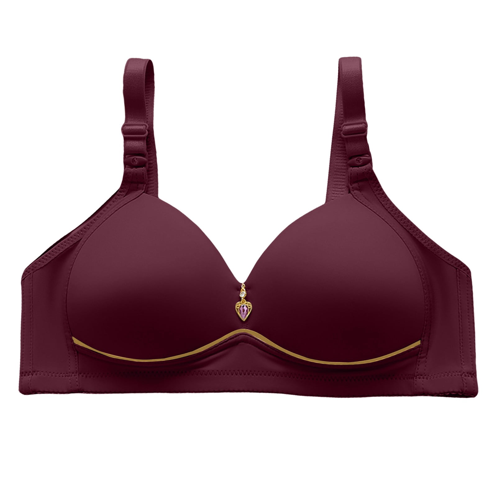 Audhol Bra for Plus Size Women, Large Sized Thin Wrinkle Non Underwear ...