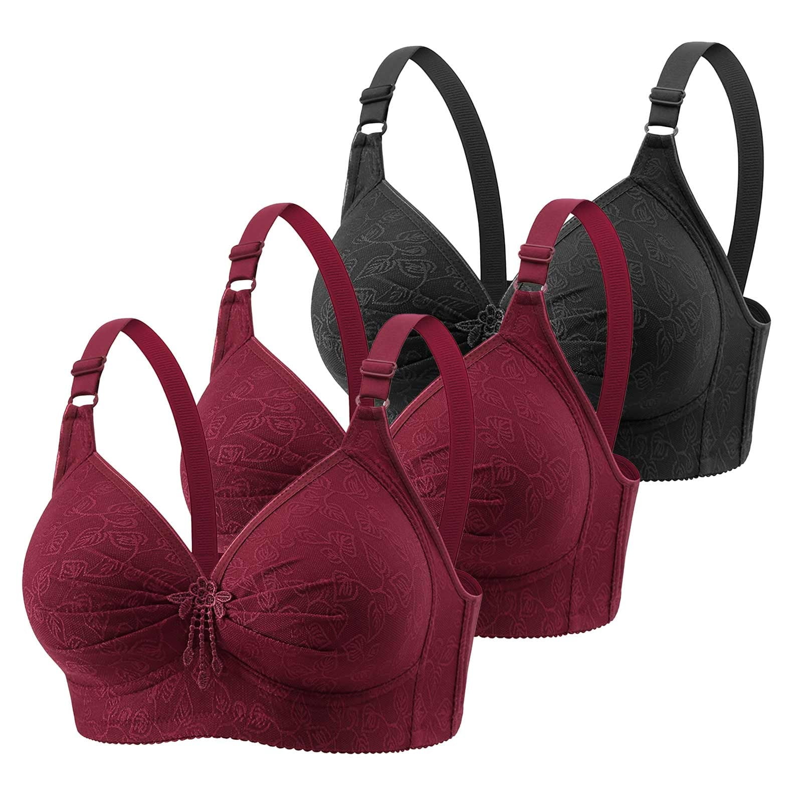 Audhol Bras for Women 3 Pack Sports Bras for Women 2024 Comfortable V ...