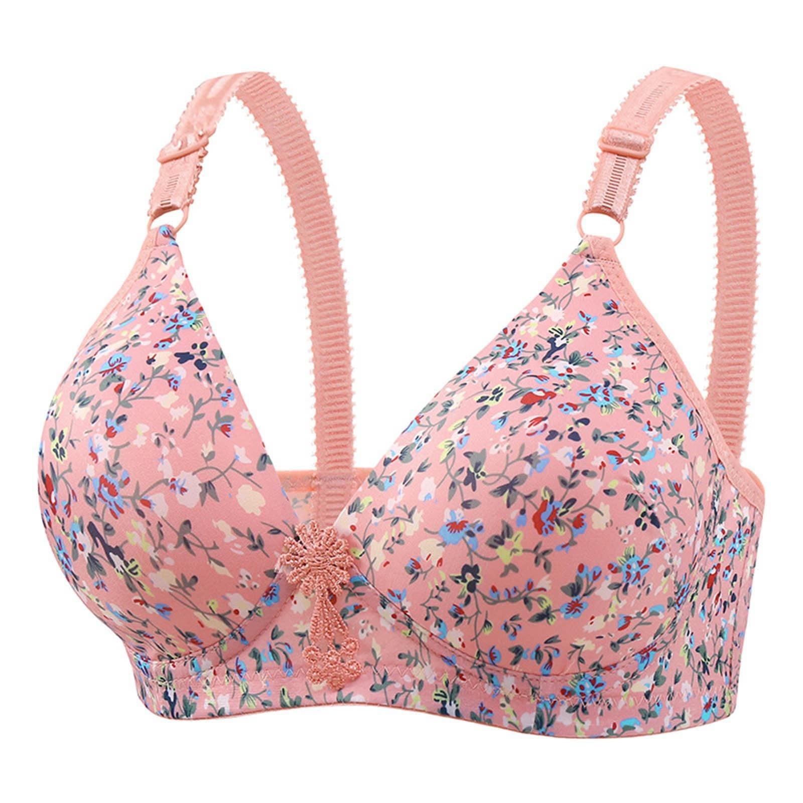 Audhol Bras for Women No Underwire Cotton Bras for Women Full Coverage ...