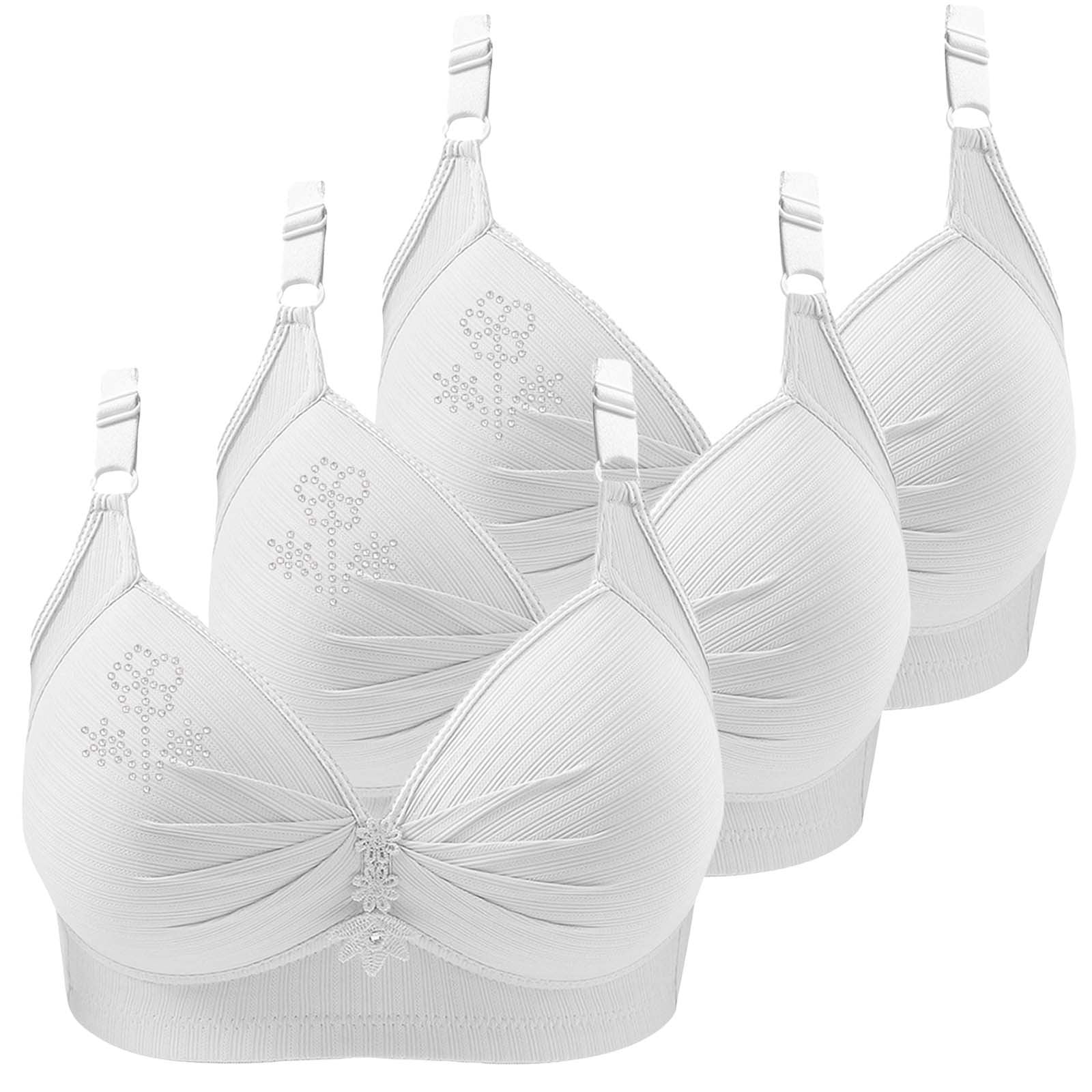 Audhol Bras for Older Women Bras for Women No Underwire Adjustable Bras ...