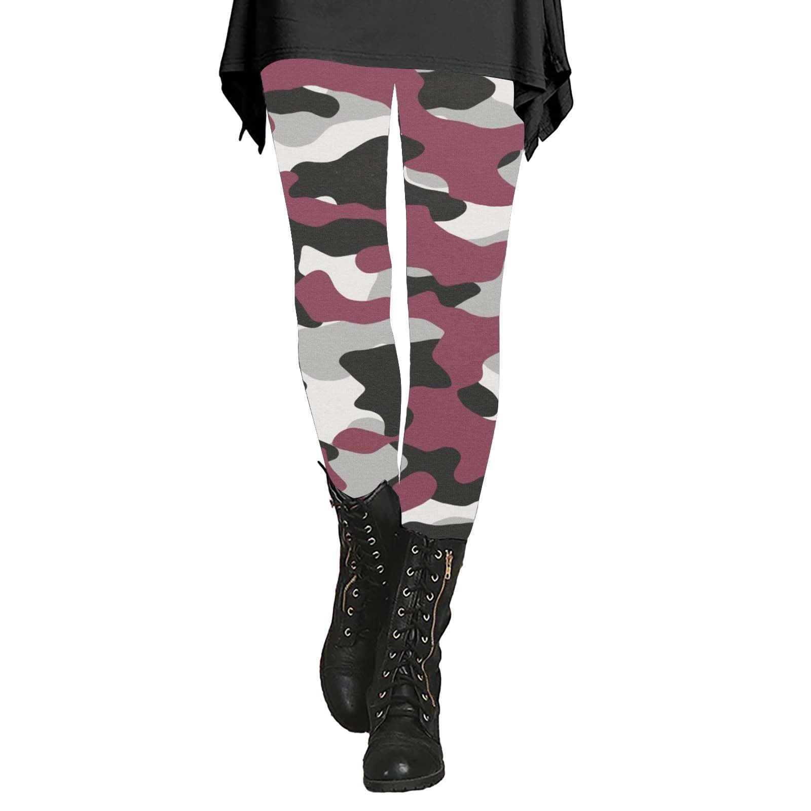 Audhol Camo Leggings Women's Autumn and Winter Camouflage Leggings ...