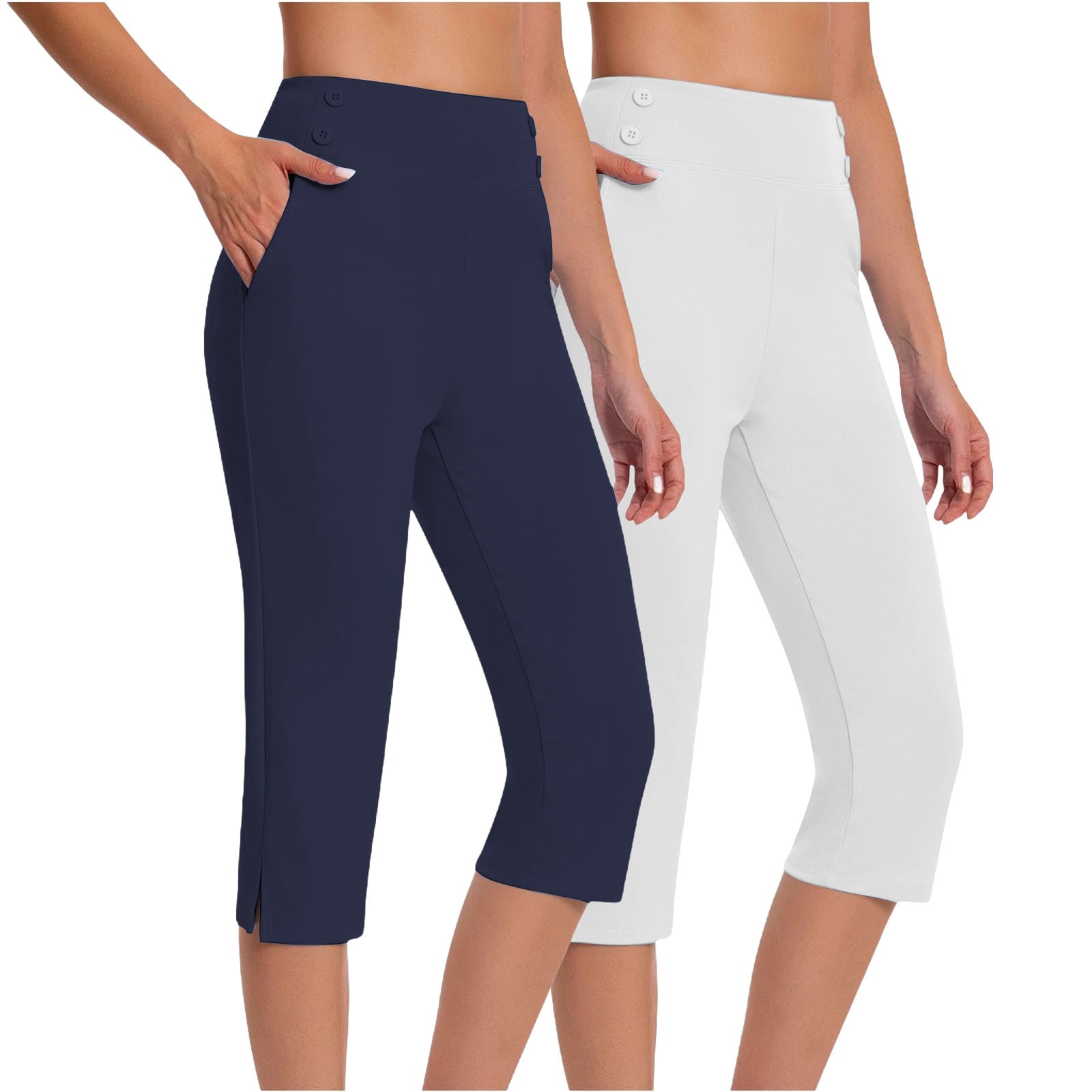 Audhol Capri Yoga Pants for Women, Pants for Women High Waisted Crop ...