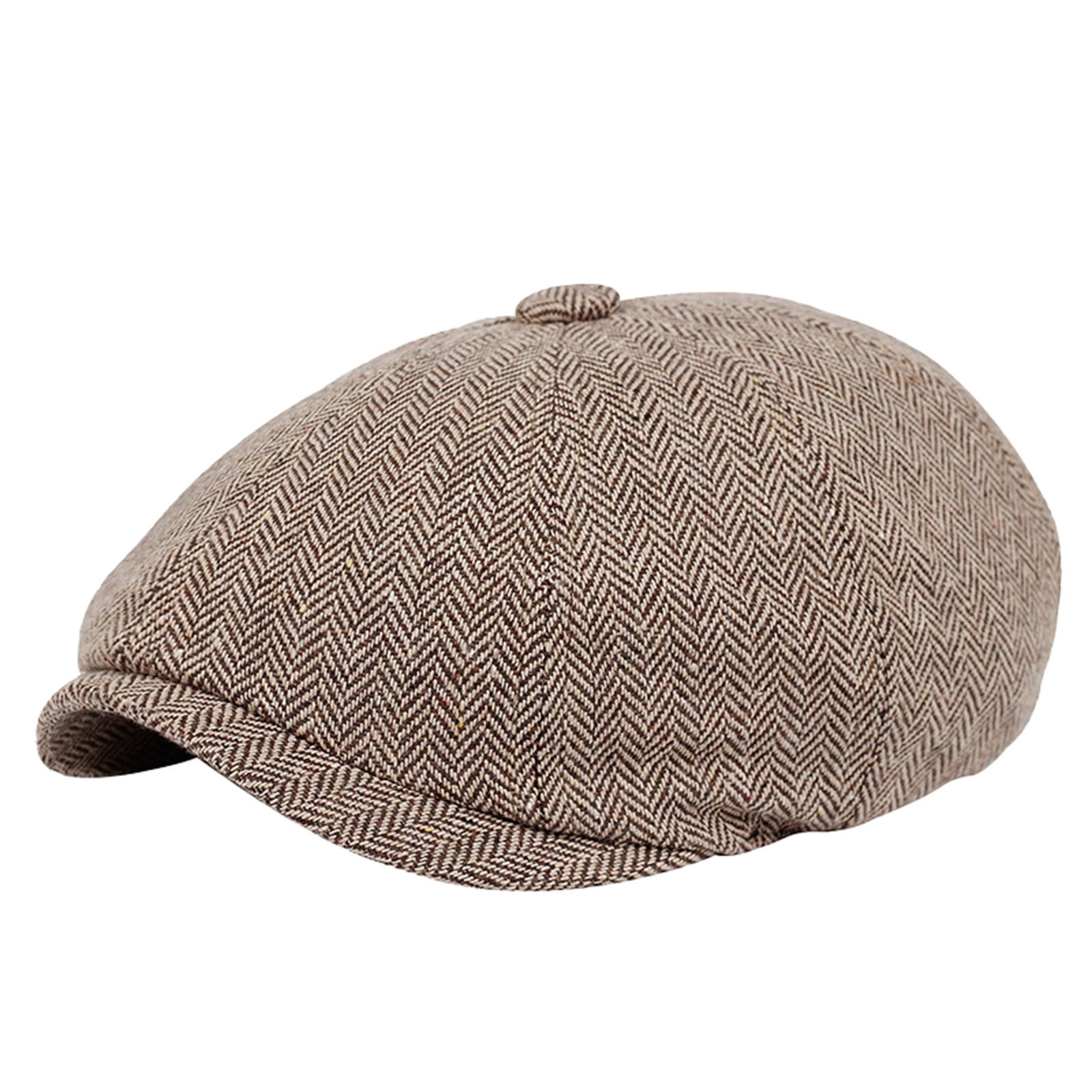 Audhol Classic French Beret Hats Herringbone Twill Beret For Men And ...