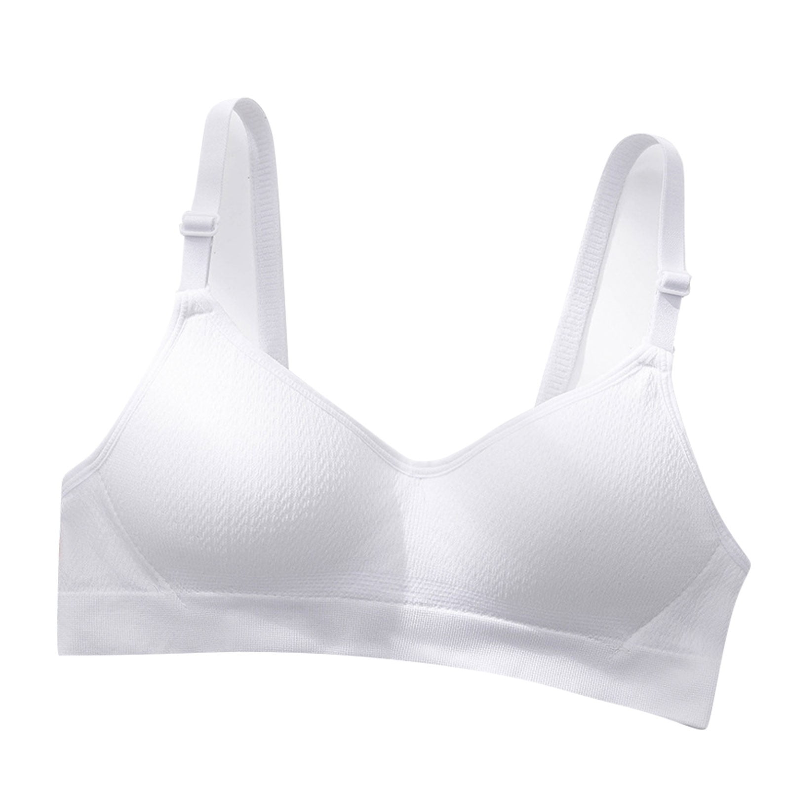 Audhol Comfortable Bras for Women Everyday Bras for Women White 32 ...