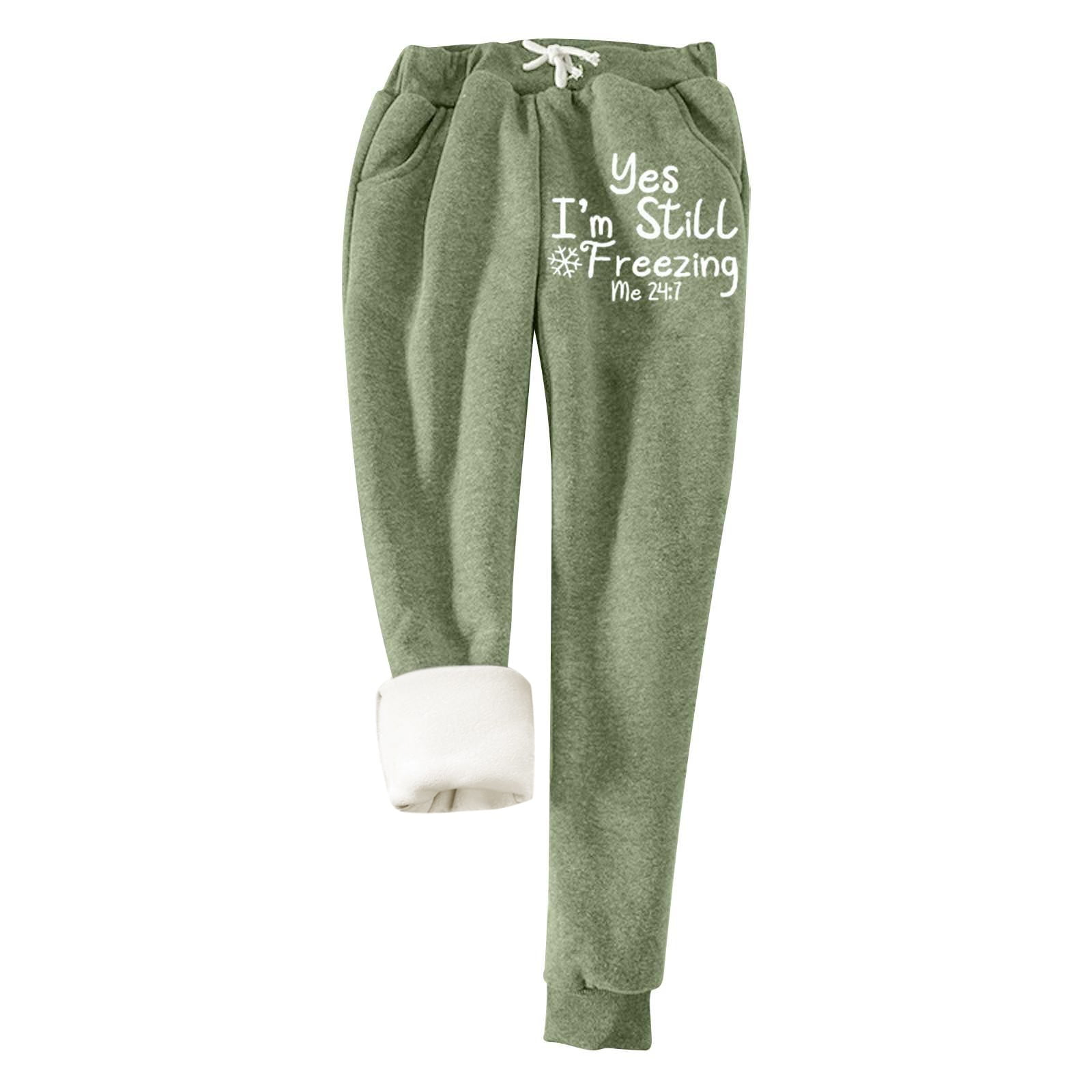 Audhol Fleece Sweatpants Women Women s Winter Solid Color Wool Large audhol-fleece-sweatpants-women-women-s-winter-solid-color-wool-large