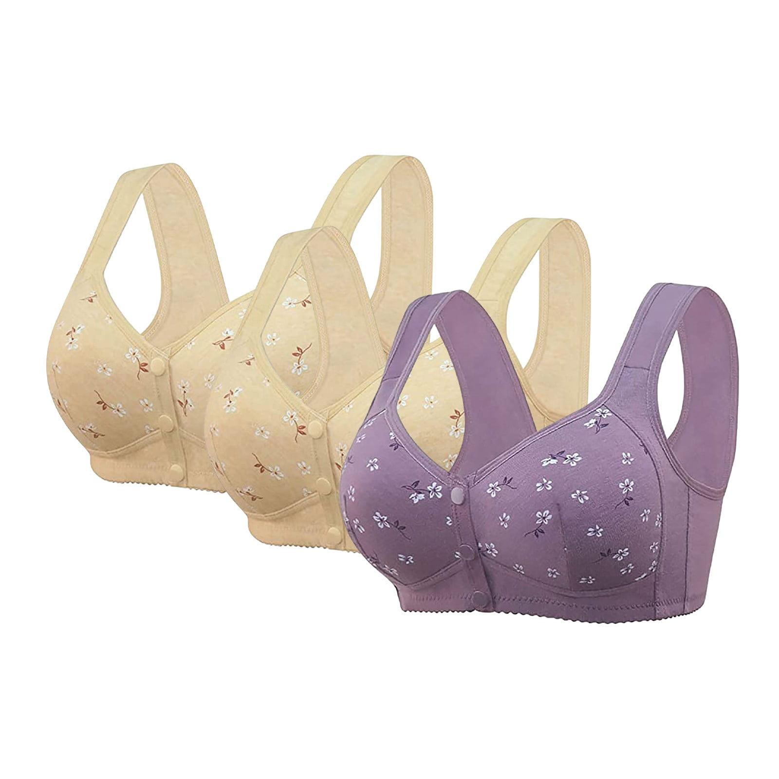 Audhol Front Close Wireless Bras for Women, Bras for Women 2025 Summer ...