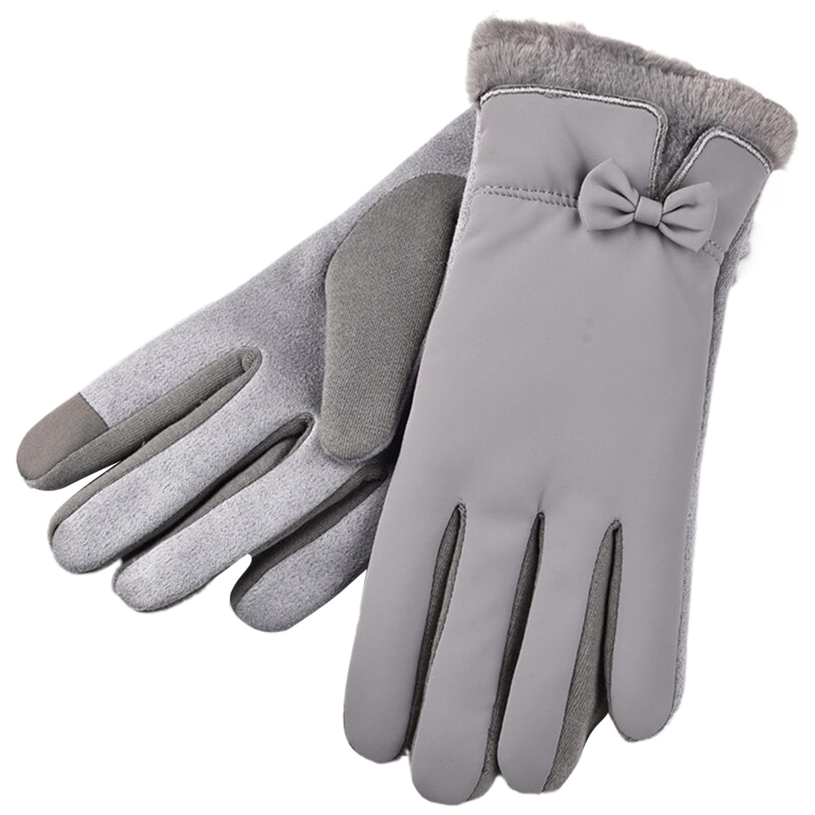 Audhol Cute Winter Gloves Women's and Women's Warm Gloves Autumn and ...