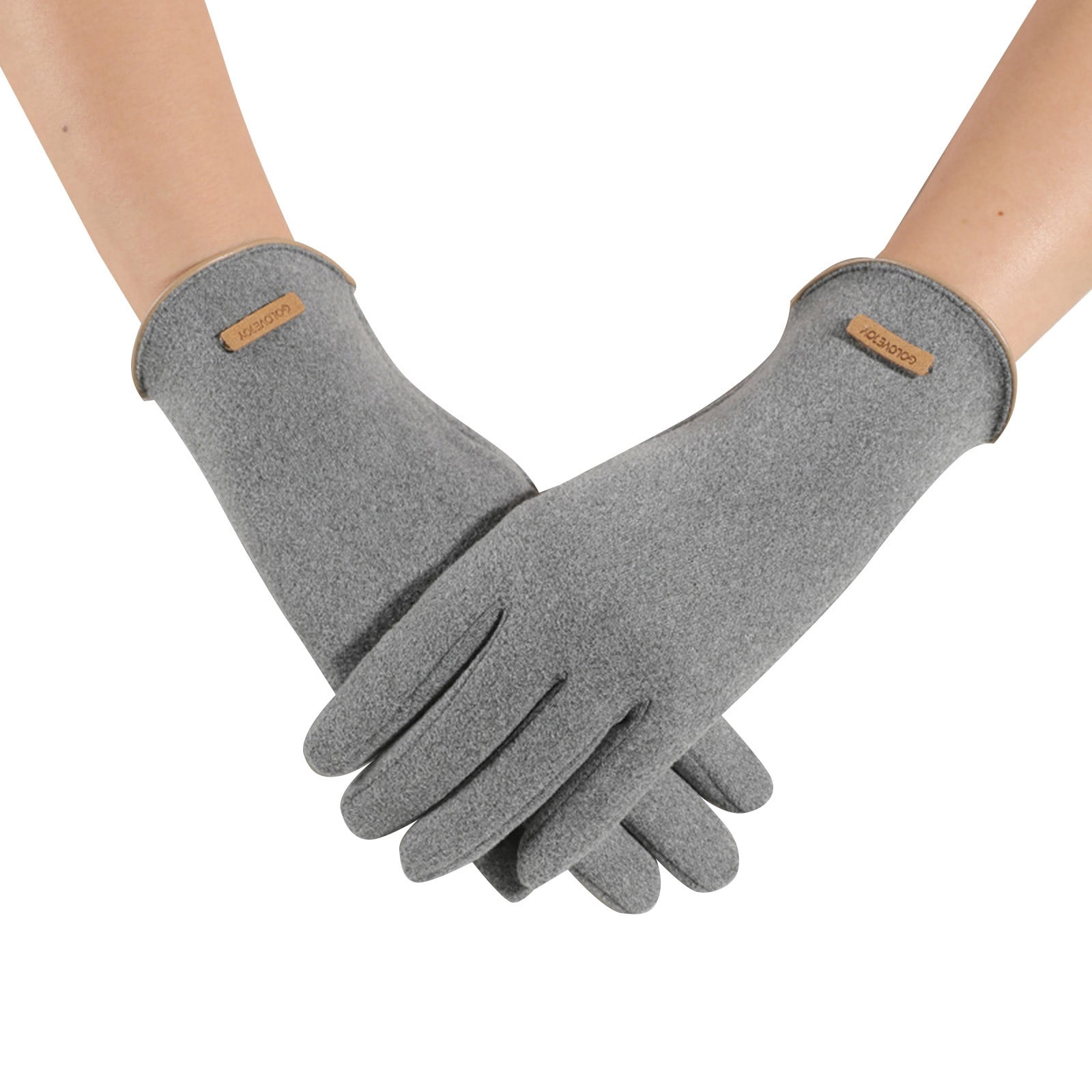 Audhol Hat Gloves Scarf Set Women Autumn and Winter Warmth Retention ...
