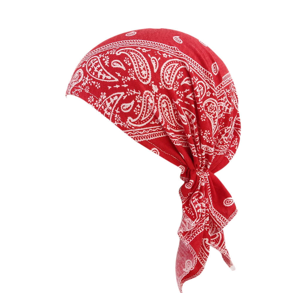 Audhol Head Wraps for Women Women Ruffle Cancer Chemo Hat Beanie Scarf ...