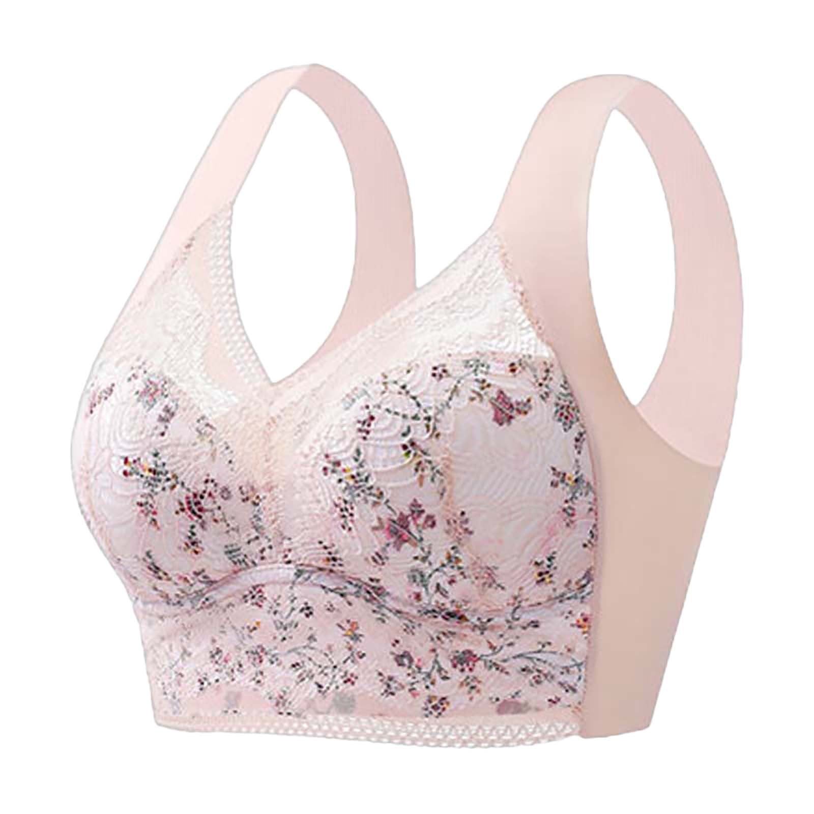 Audhol Lace Bralette High Support Bras for Women Adjustable Strap Full ...