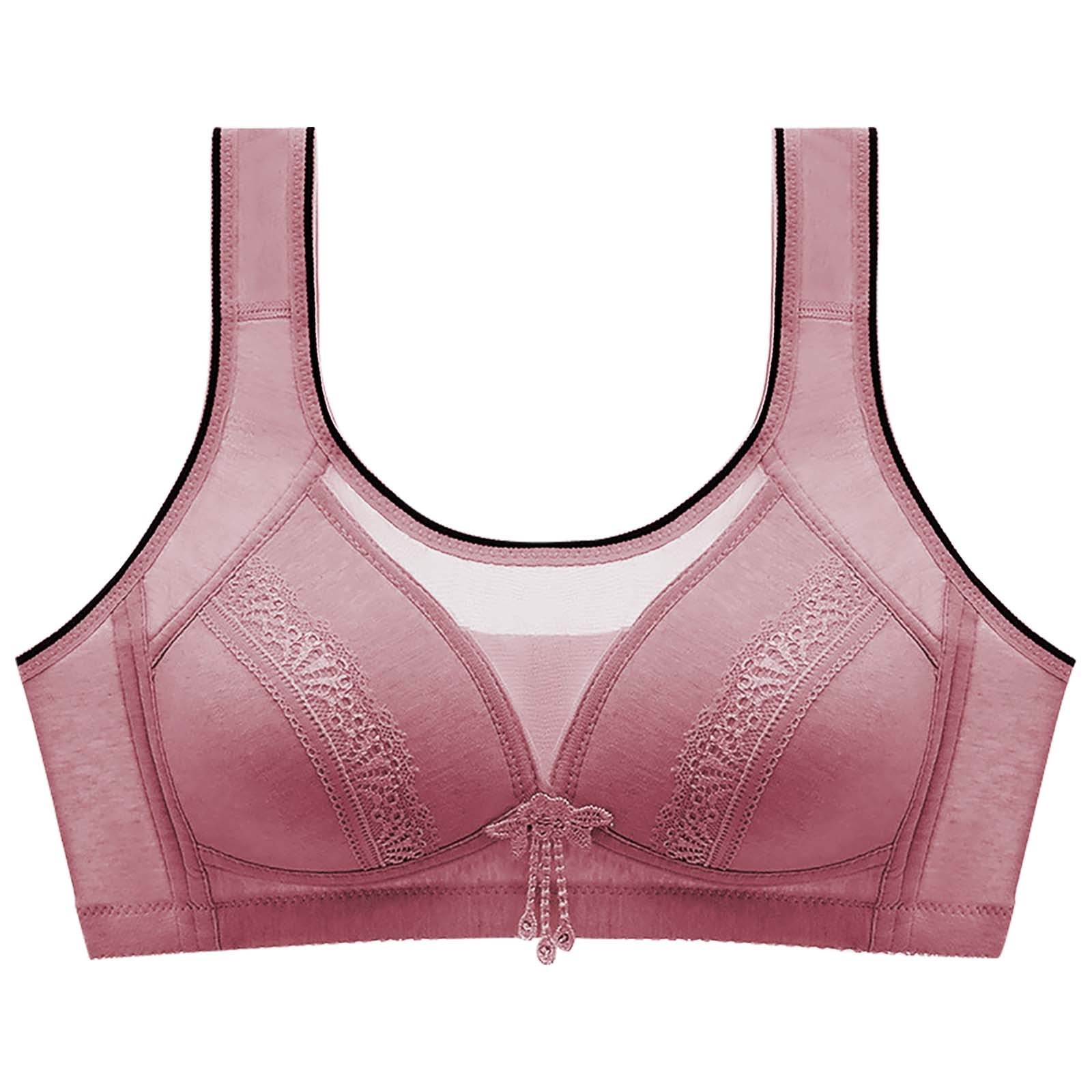 Audhol Lace Bralette Push Up Bra Hot Pink 36 - Walmart.com