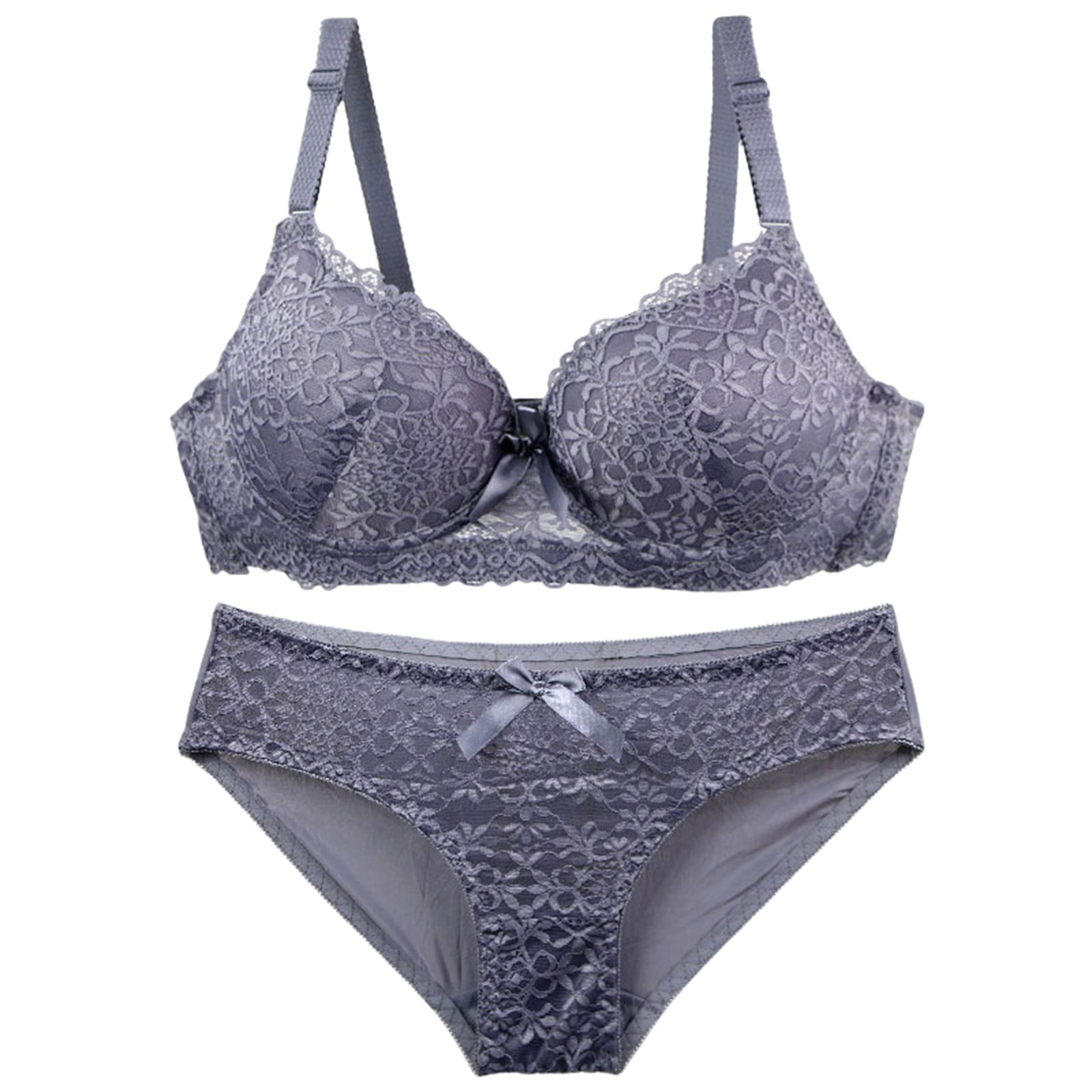 Audhol Matching Bra and Panty Sets! 2 Piece Underwear Set for Women ...