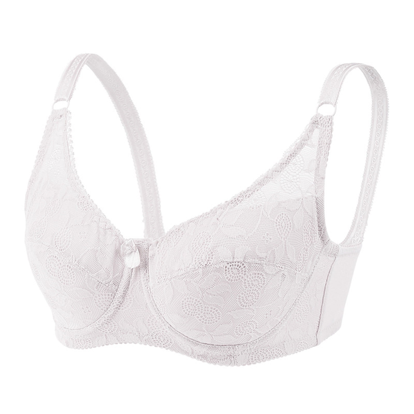 Audhol Minimizing Bras for Women Womens Daily Solid Lace Gathered Bra ...