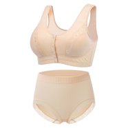 Just My Size Women's Comfortable Front-Hook Wireless Bra, Easy-On ...