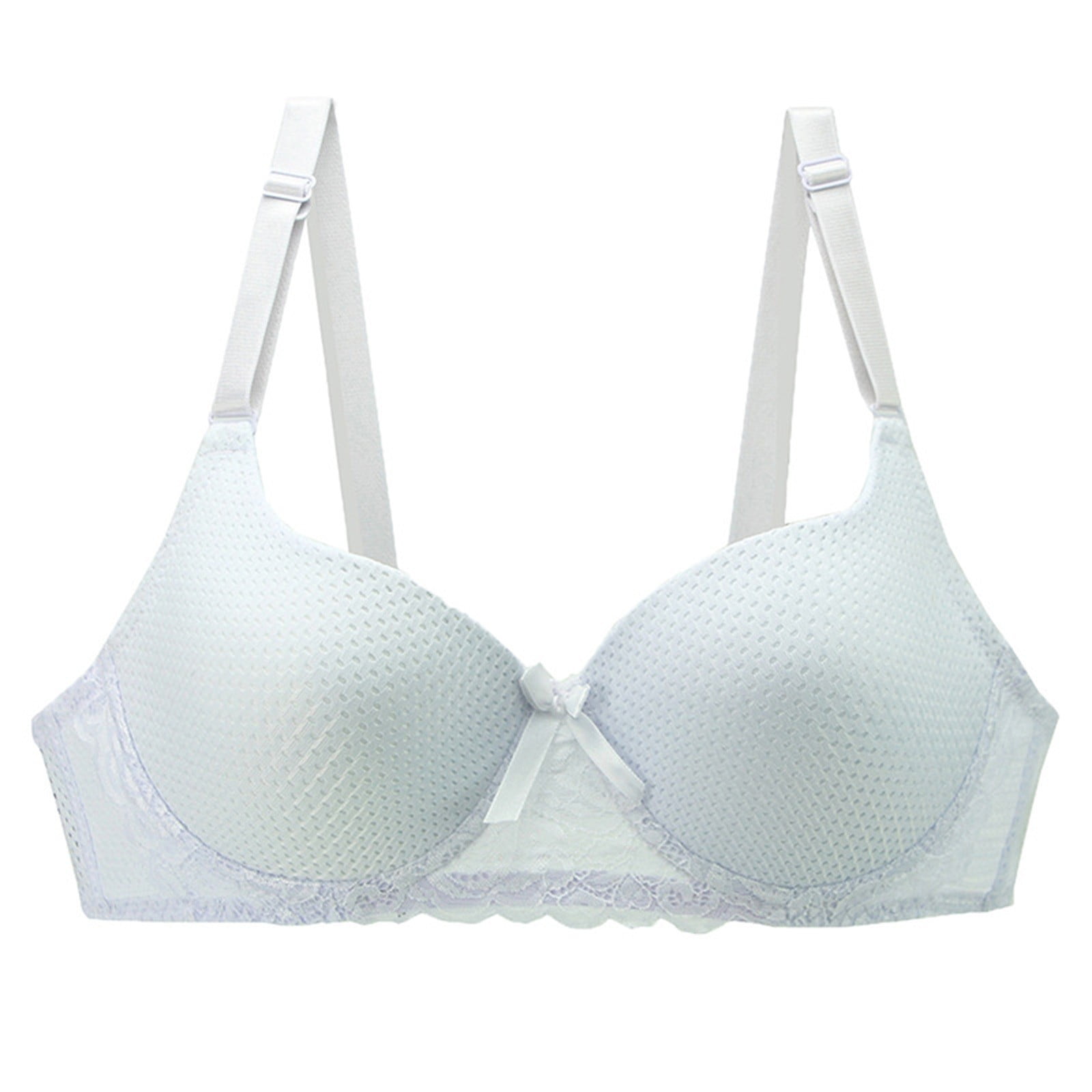 Audhol Plus Size Lace Bralette High Support Bras for Women Adjustable ...